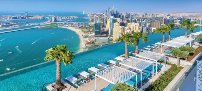 The Highest Outdoor Infinity Pool is in Dubai by Altitude Flights